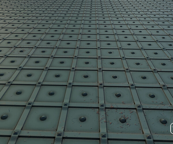 ArtStation - Texture - Metal Ceiling | Game Assets