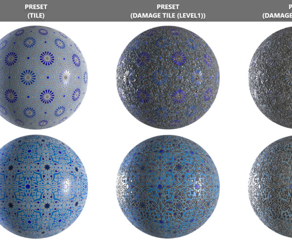 ArtStation - 20 ISLAMIC TILES PATTERNS (MAKE UNLIMITED TILES) + 60 ...