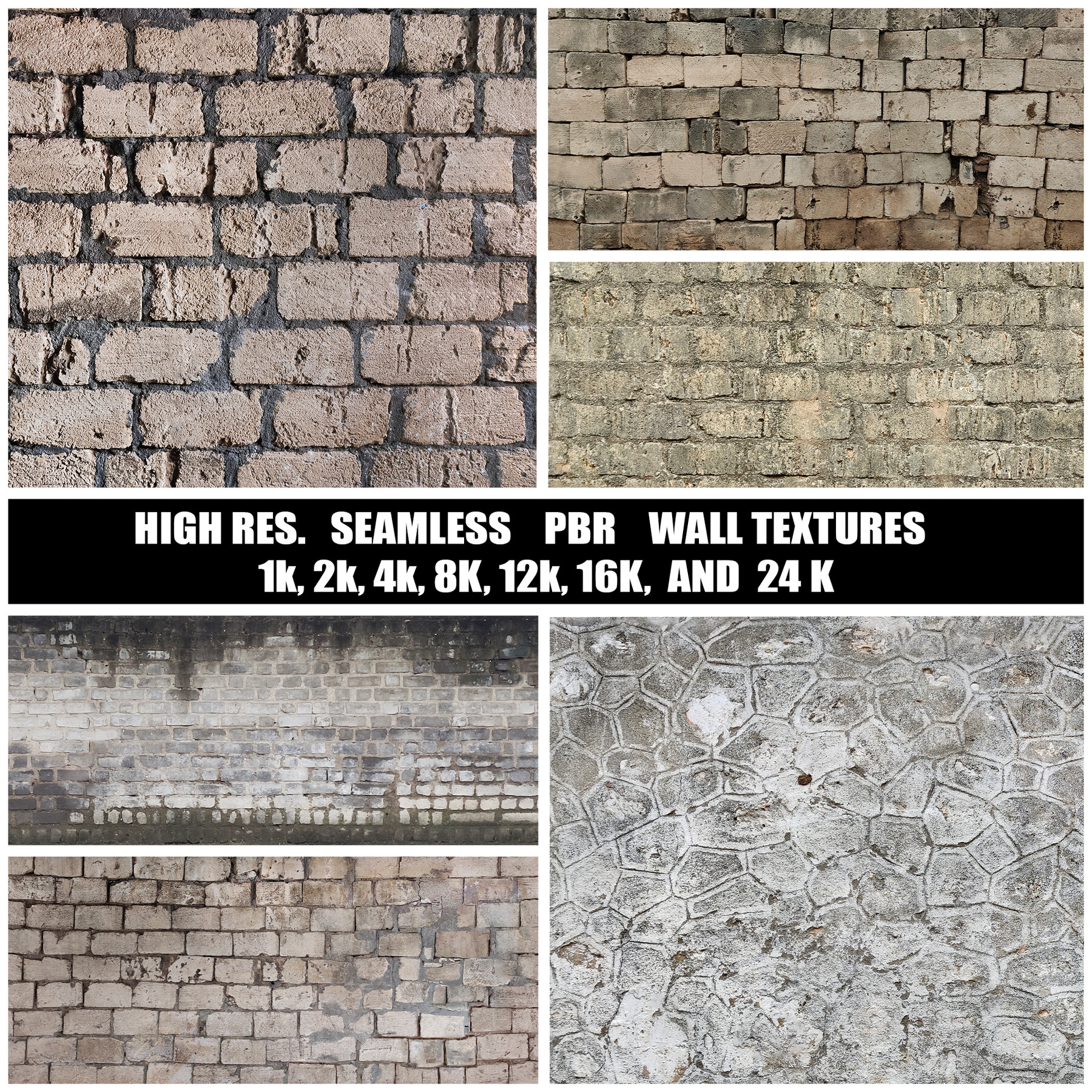 ArtStation - PBR Wall Textures | Resources