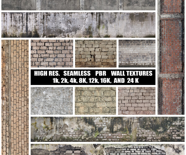 ArtStation - PBR Wall Textures | Resources
