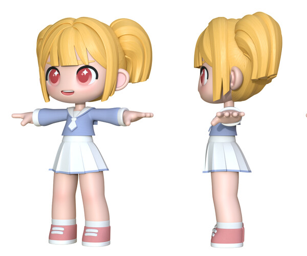 ArtStation - CHIBI Girls : L | Resources