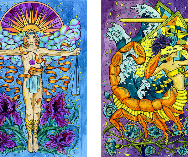 ArtStation - Fantasy Zodiac Symbols | Artworks