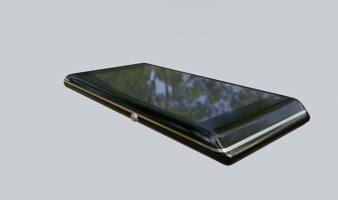ArtStation - Mobile Phone - Screen OFF - Celular Low-poly 3D model ...