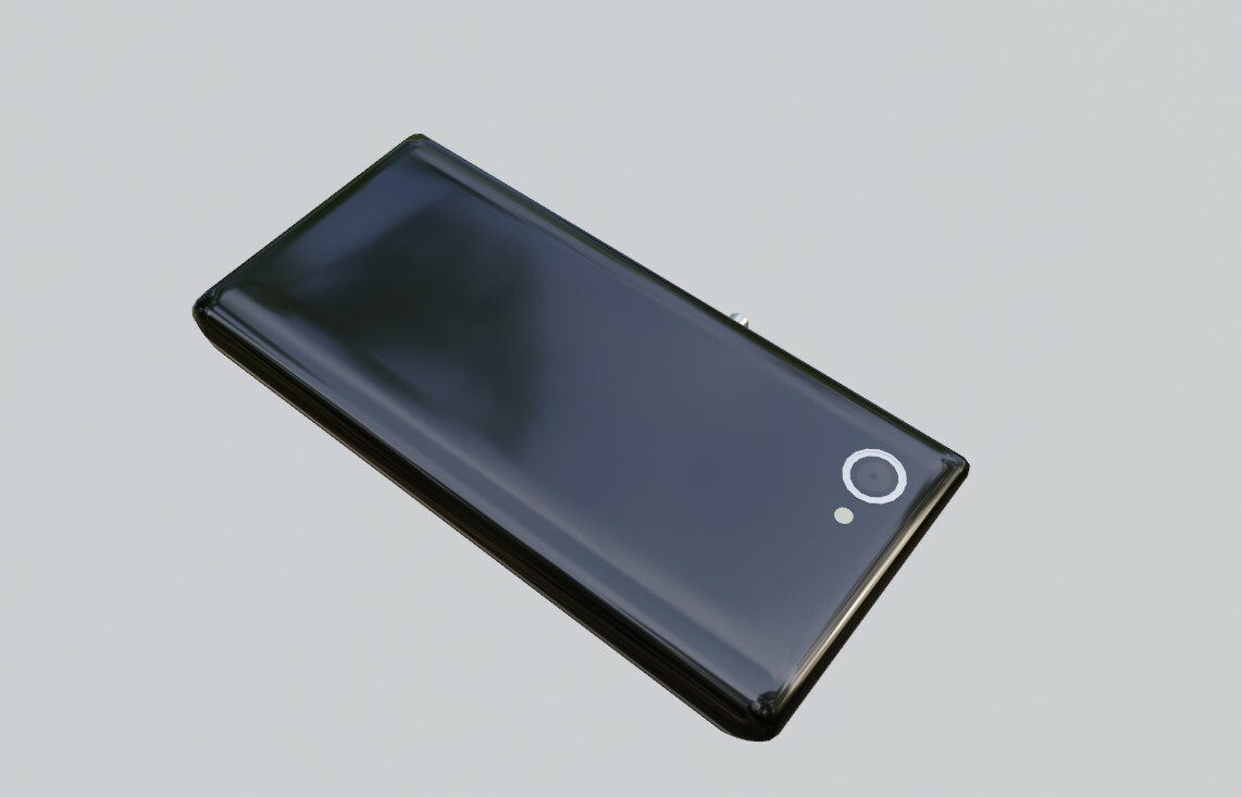 ArtStation - Mobile Phone - Screen OFF - Celular Low-poly 3D model ...