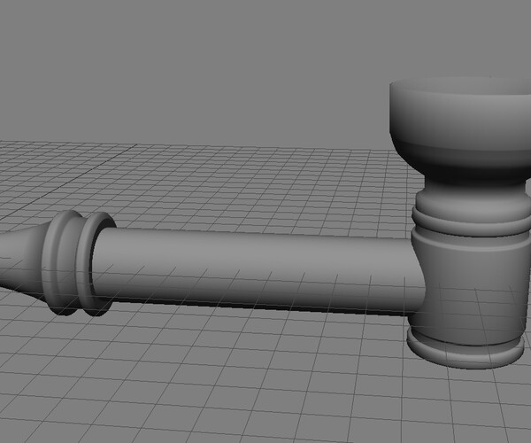 ArtStation - Smoking Pipe 3D Model | Game Assets