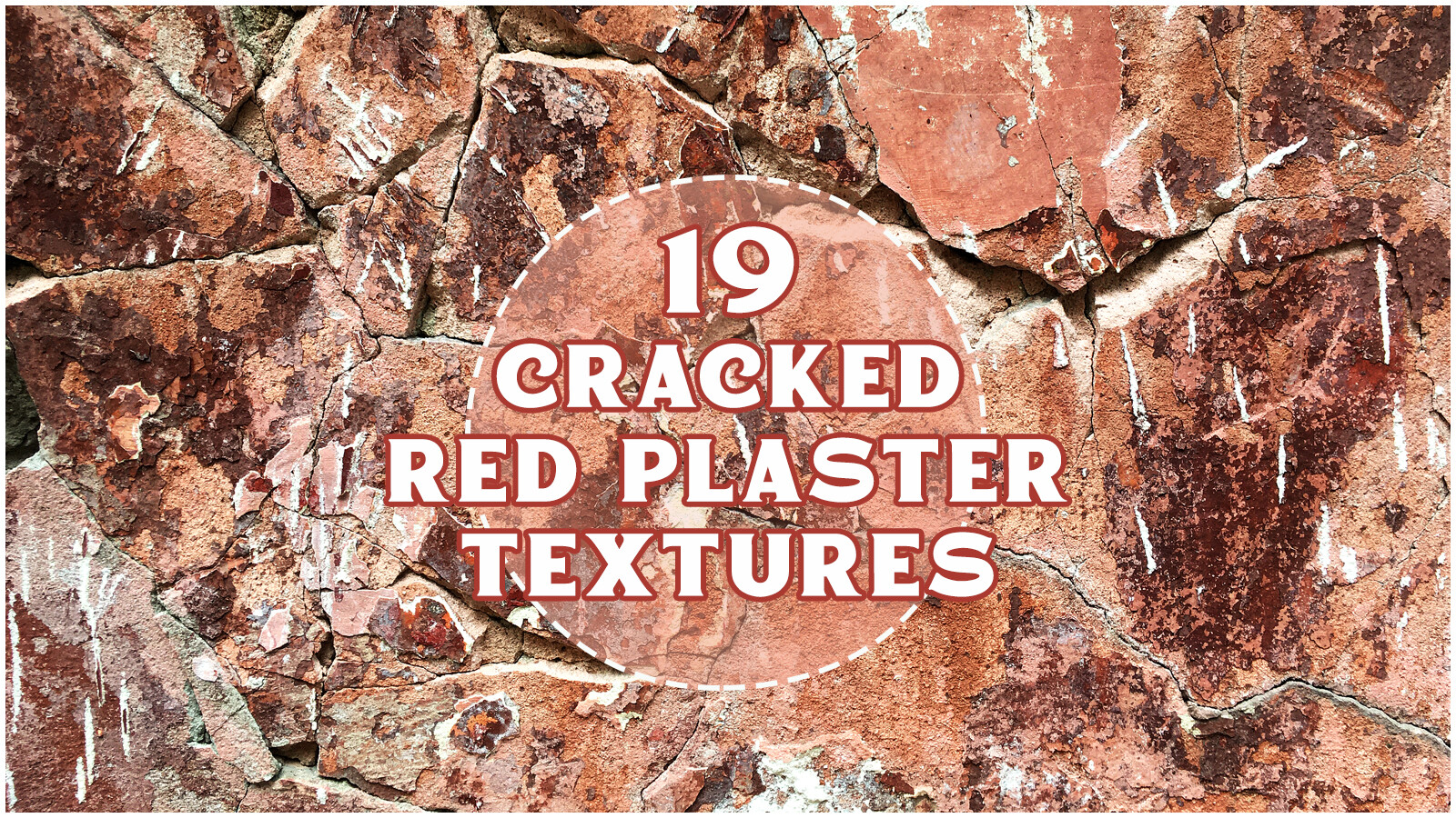 ArtStation - 19 Cracked Red Plaster Textures | Resources