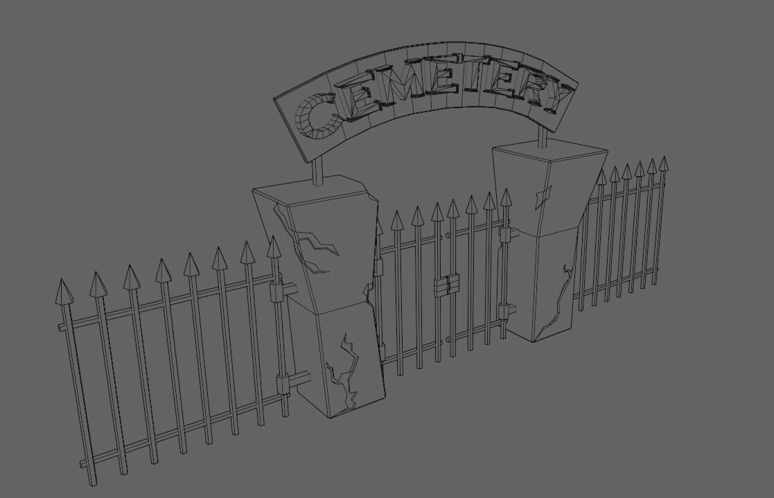 Cemetery Gates Drawings