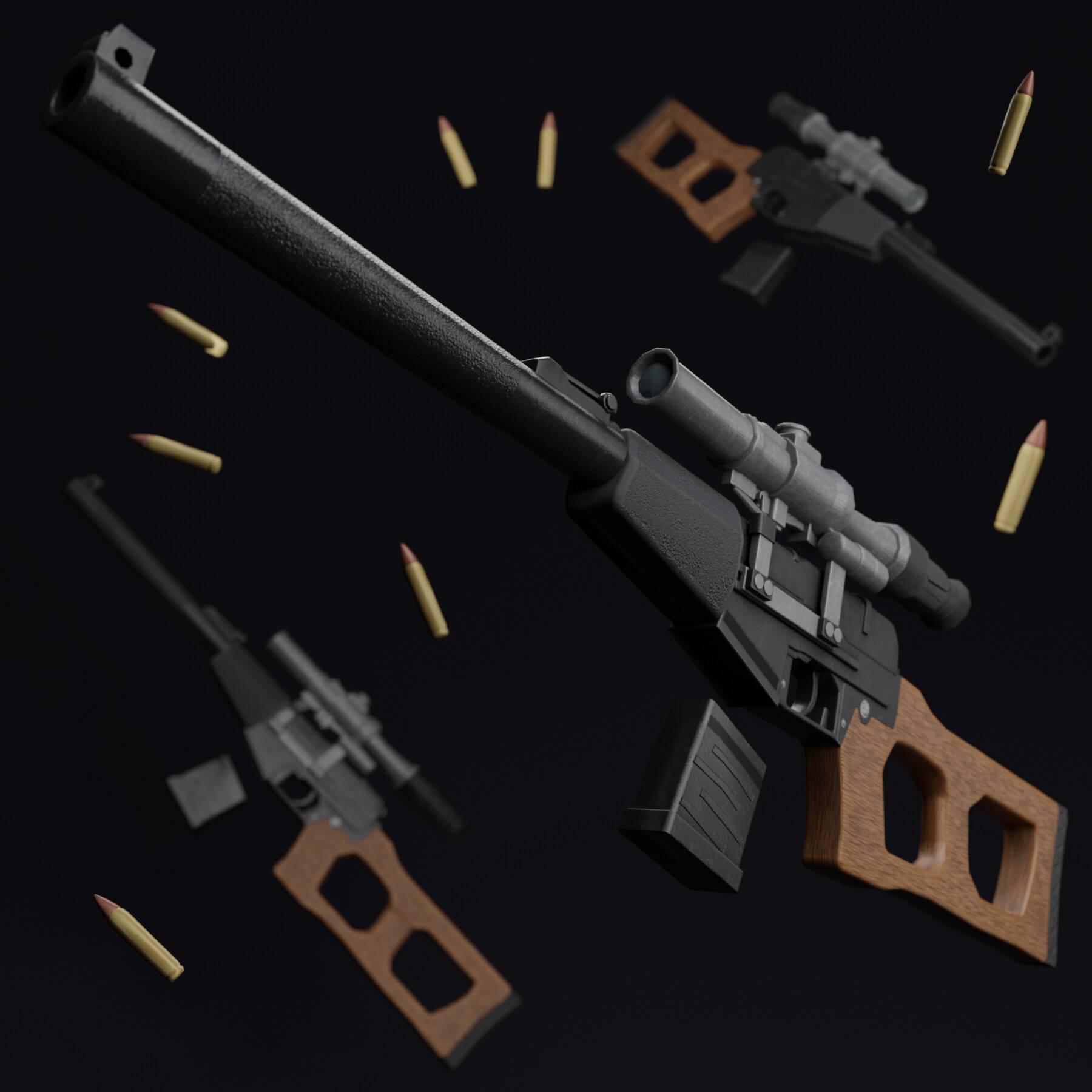 ArtStation - VSS (Vintorez) | Game Assets