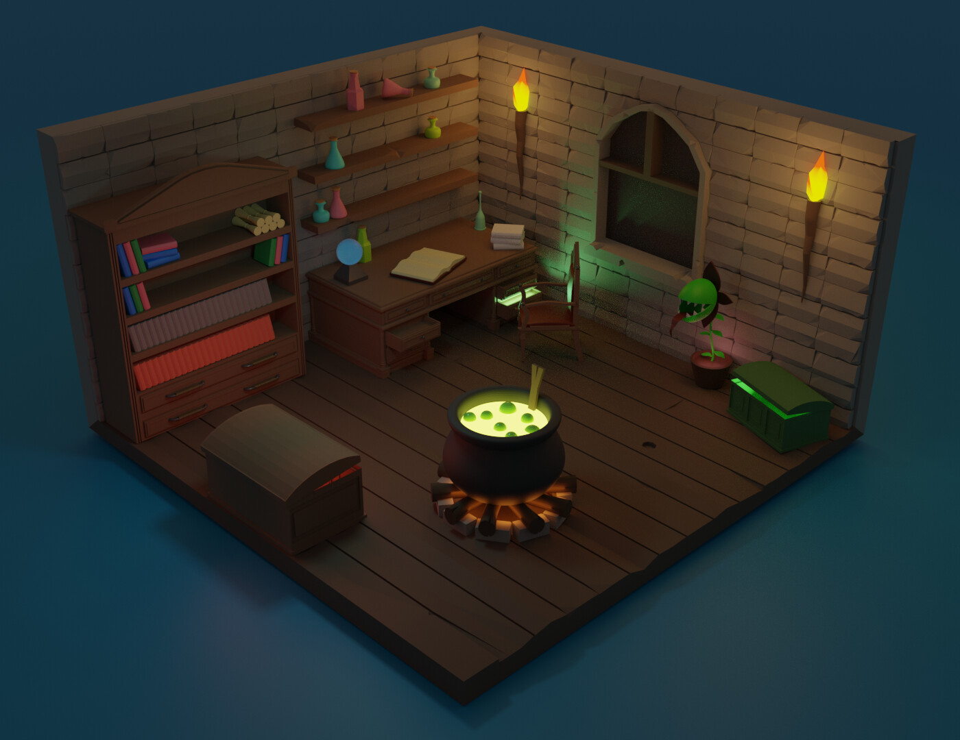 ArtStation - Witch Lair | Resources