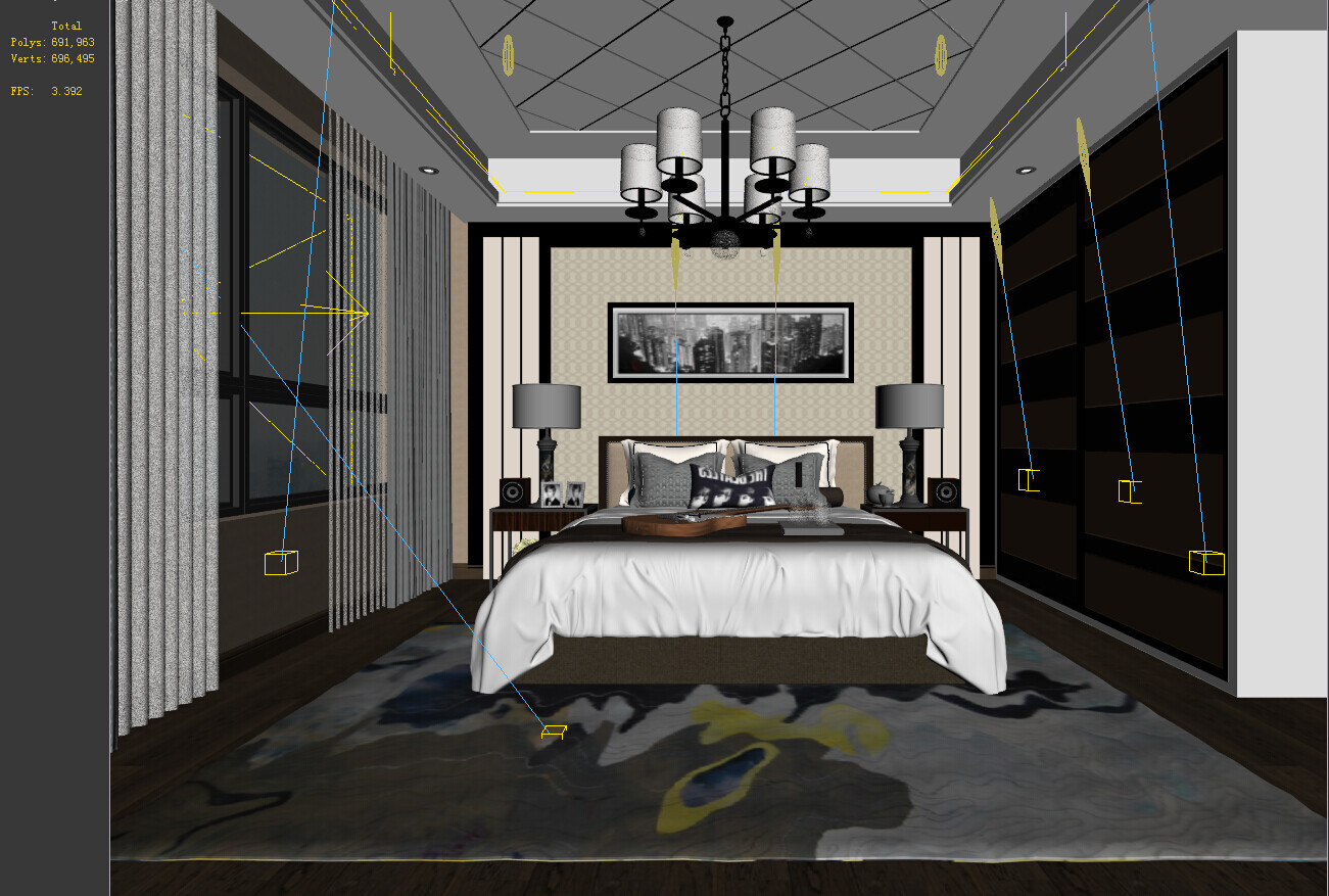 ArtStation - Deluxe master bedroom design 84 | Resources