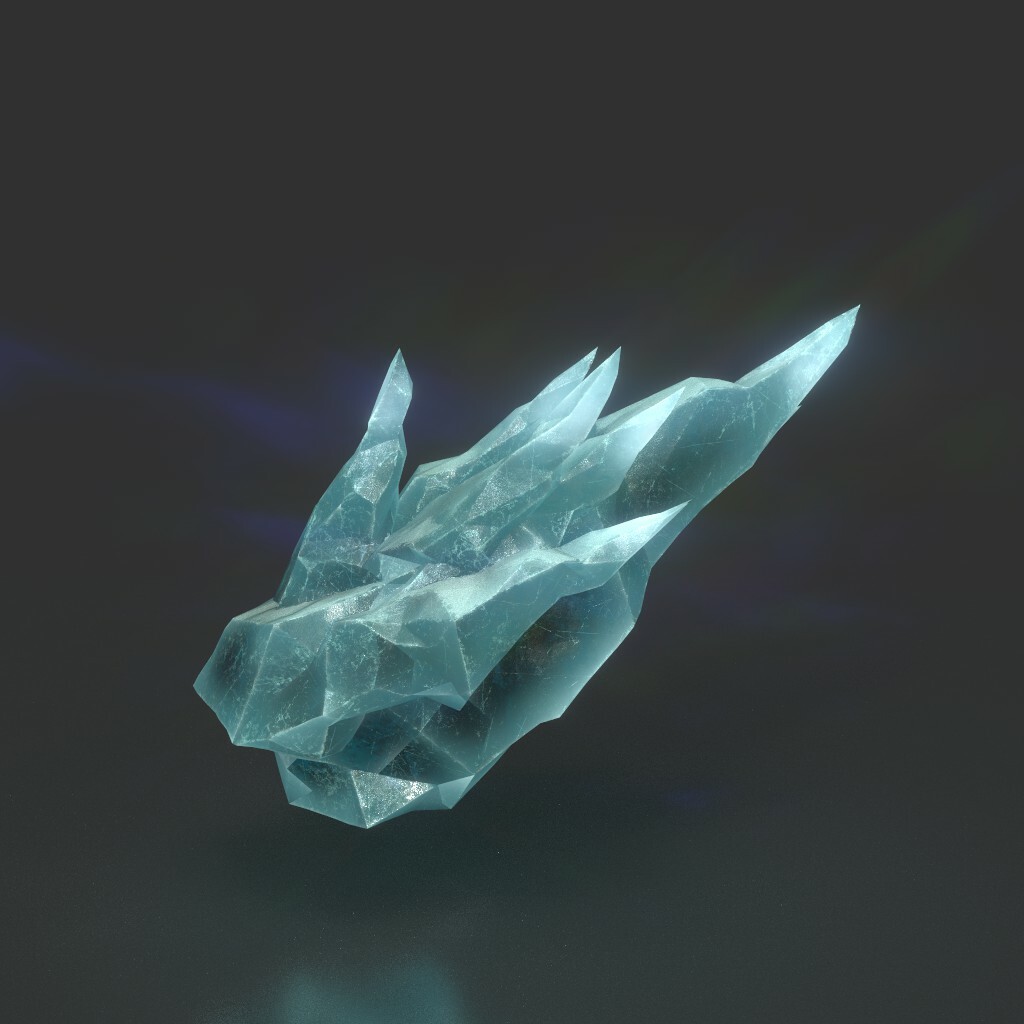 ArtStation - Low poly Sharp Ice Modular 210916 | Game Assets