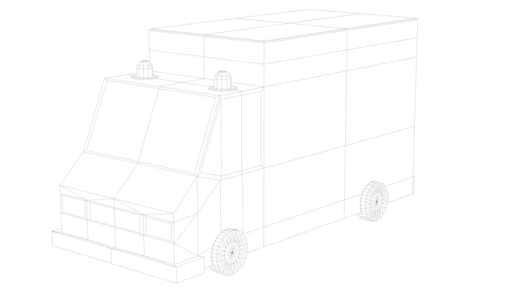 ArtStation - Biohazard cargo transportation vehicle Low poly | Resources