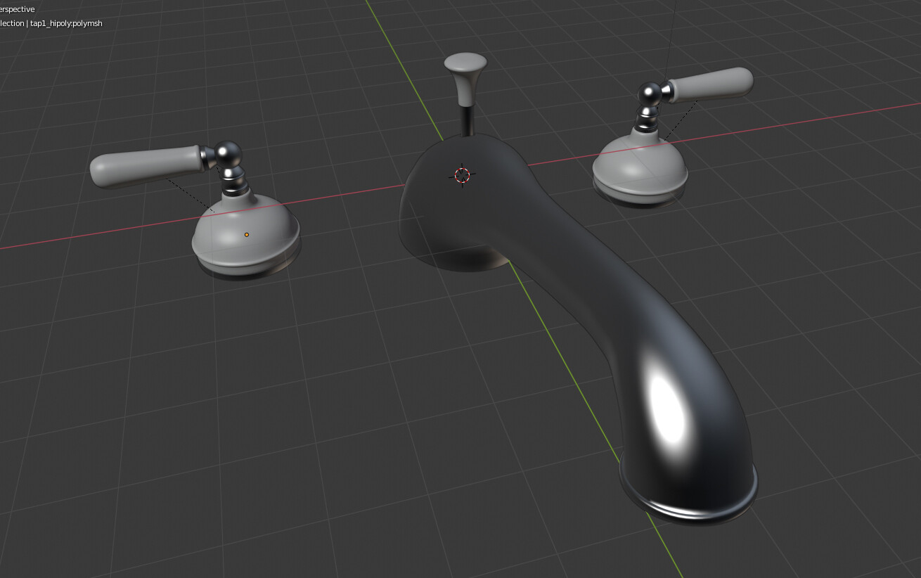 ArtStation - Bathroom Faucet 3D Model | Game Assets