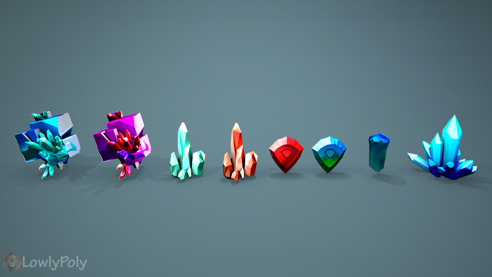 ArtStation - Stylized Crystal Collection | Game Assets