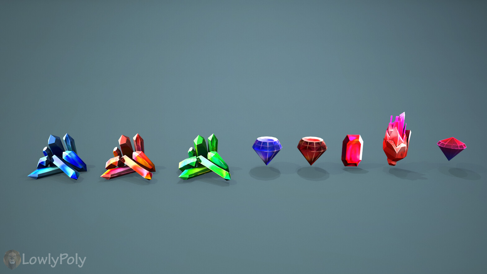 ArtStation - Stylized Crystal Collection | Game Assets