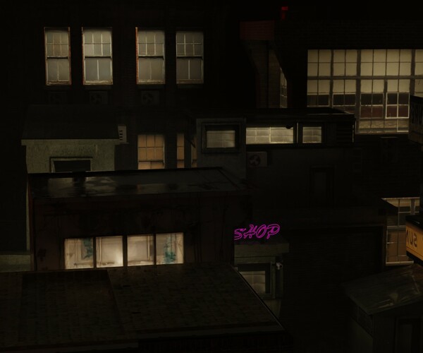 ArtStation - dark city 2 | Resources