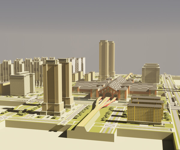 ArtStation - Building Blocks for Modern City Scenes – Kit 02 | Game Assets