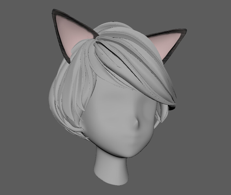 ArtStation - Low-poly Anime Ears | Resources