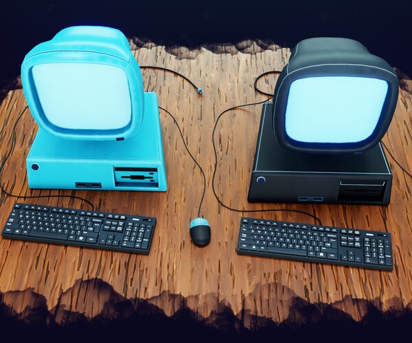 ArtStation - Stylized Computer | Game Assets