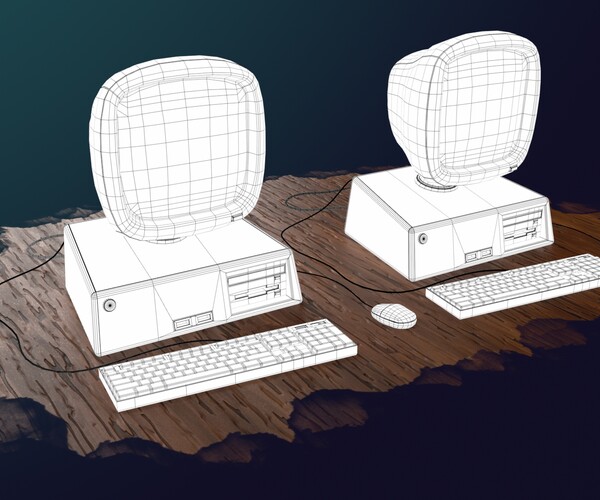 ArtStation - Stylized Computer | Game Assets