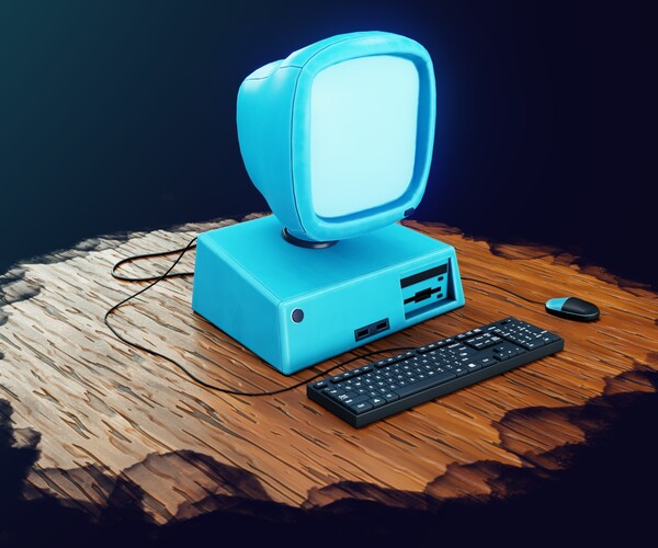 ArtStation - Stylized Computer | Game Assets