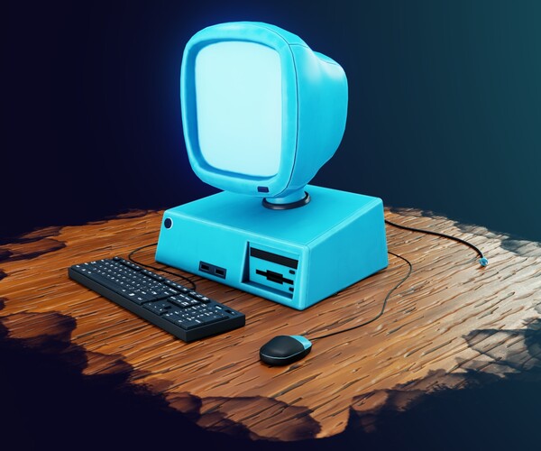 ArtStation - Stylized Computer | Game Assets