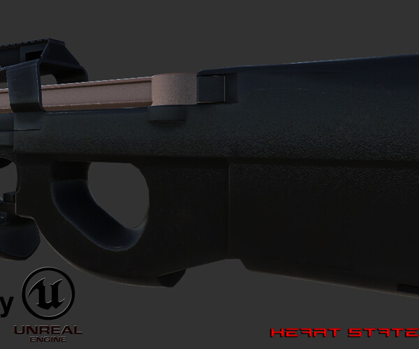 ArtStation - FPS Gun 4K - Smg 2 | Game Assets