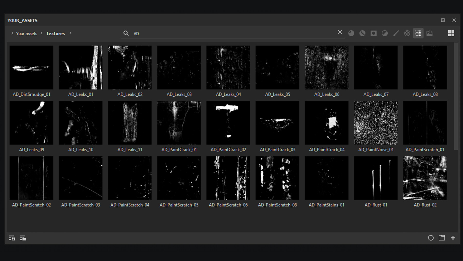 ArtStation - 27 Assorted Alphas | Brushes