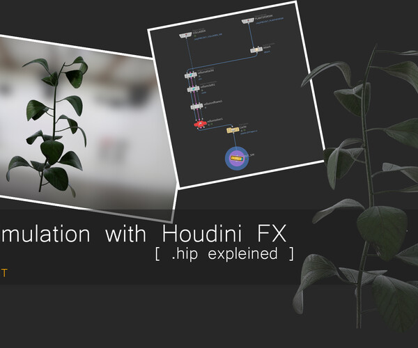 ArtStation - CFX Quick Houdini Tutorial 01 - Plant Simulation | Tutorials