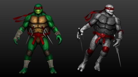 ArtStation - Raphael--[TMNT-2003] | Game Assets