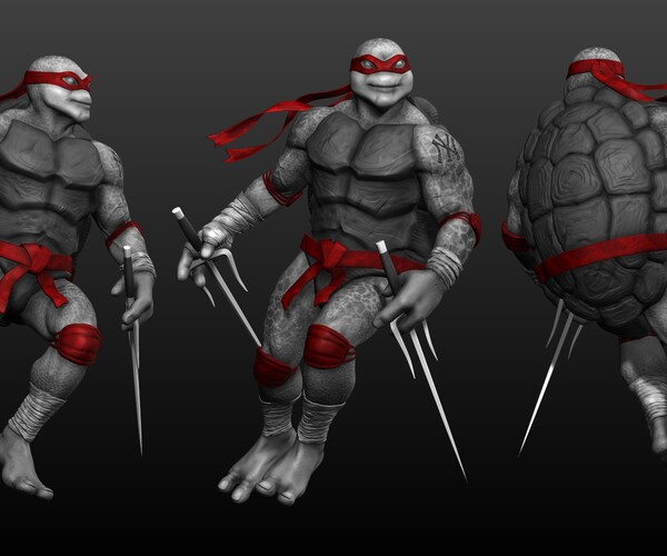 ArtStation - Raphael--[TMNT-2003] | Game Assets