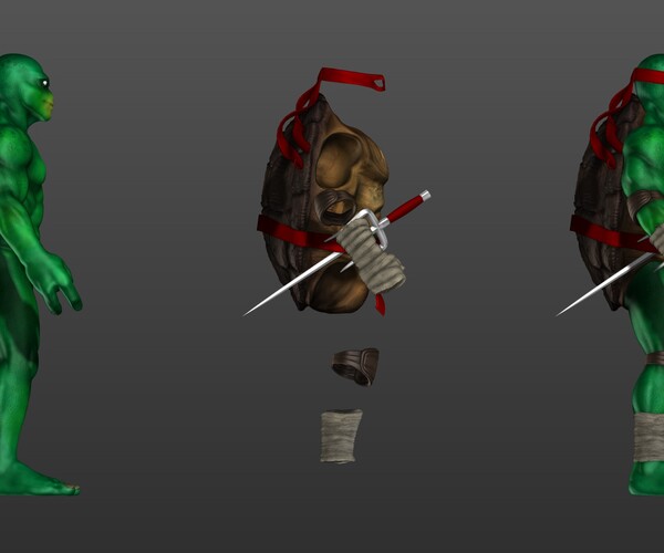 ArtStation - Raphael--[TMNT-2003] | Game Assets