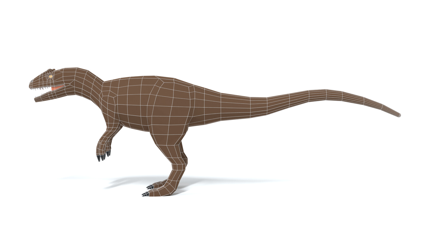 ArtStation - Low Poly Cartoon Allosaurus Dinosaur | Game Assets