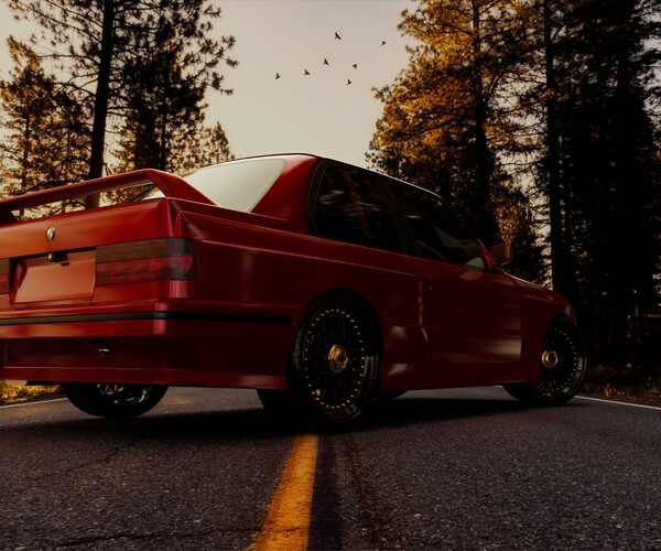 ArtStation - BMW E30 M3 3D model | Resources
