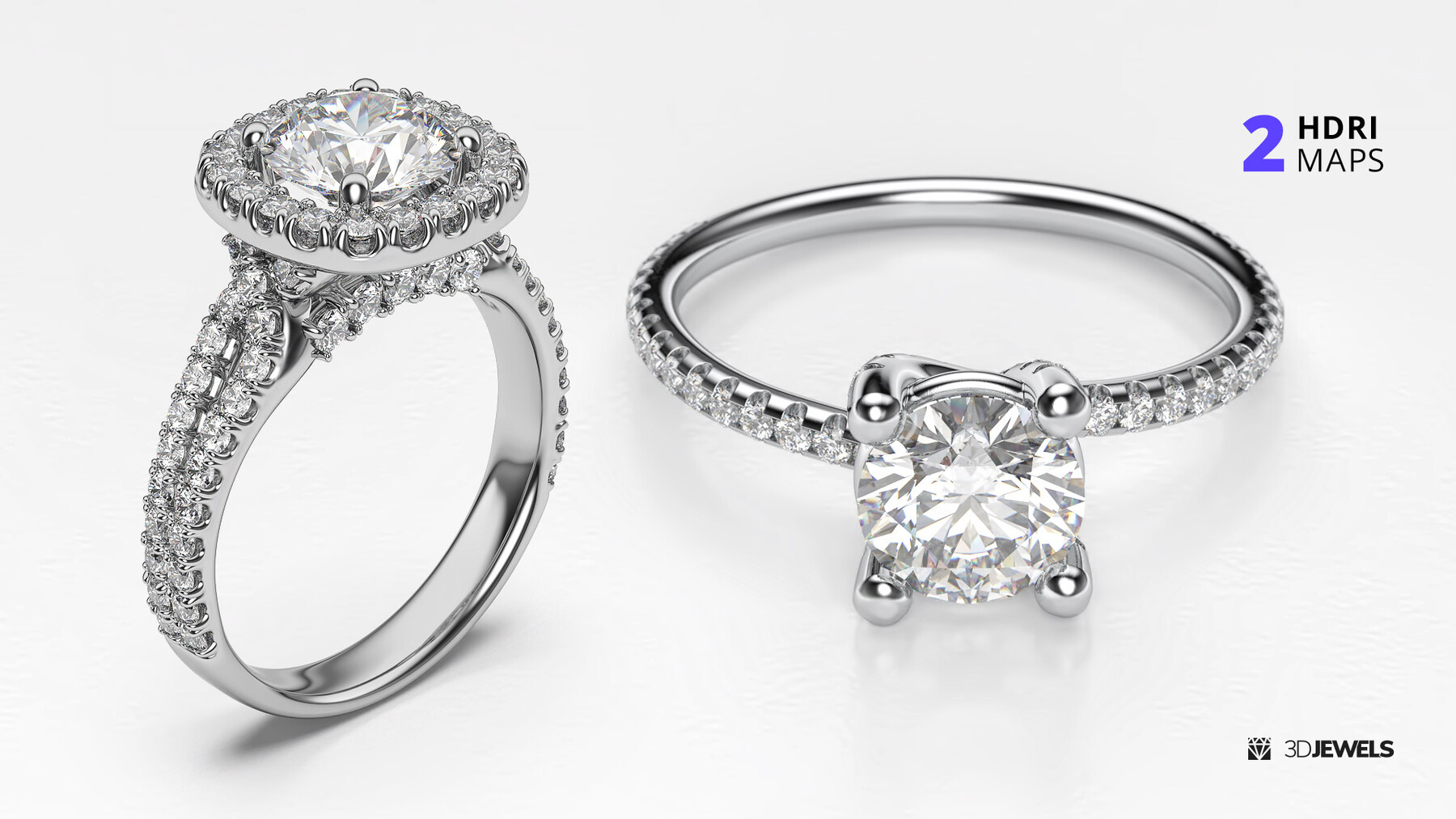 ArtStation - Bright Scene Setup for KeyShot 10 Jewelry 3D Rendering ...