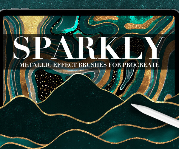 ArtStation - Sparkly Procreate Brush Set | Brushes
