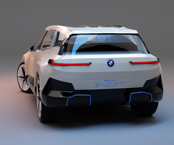 ArtStation - BMW inext 3D Modeling with interior 3D Model | Game Assets