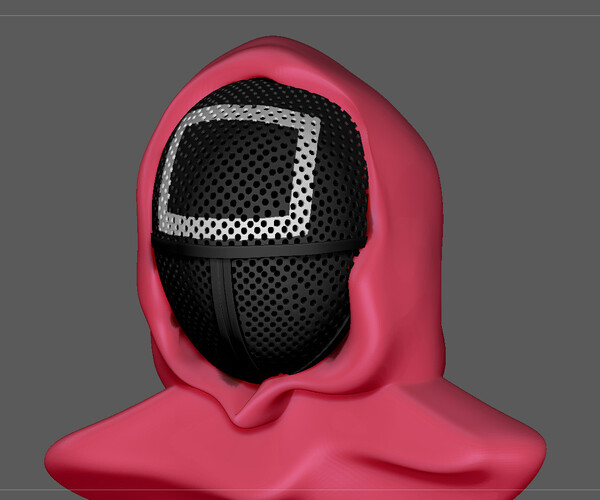 ArtStation - SQUID GAME MASK 1:1 LIFE SIZE COSPLAY NETFLIX PROPS ...