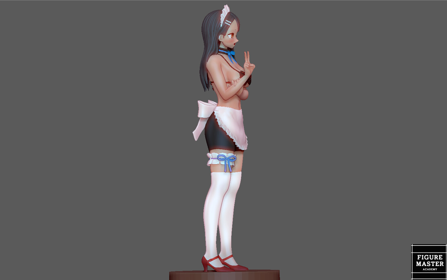 Artstation Nagatoro Senpai Cute Maid Sexy Girl Game Anime Character 3d Prin Resources