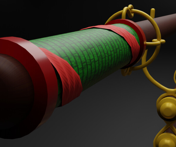 ArtStation - Wooden Baton | Game Assets