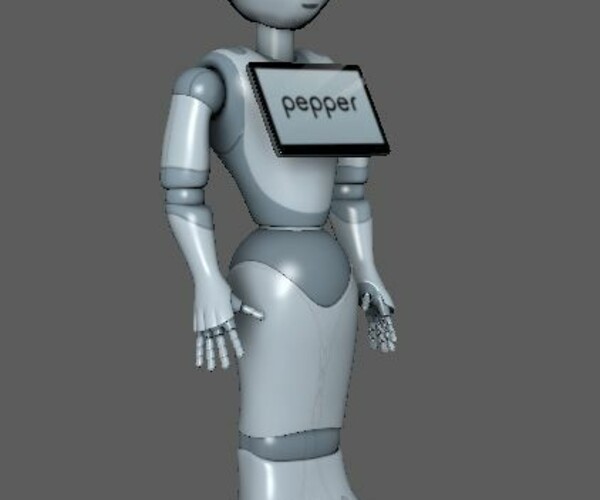 ArtStation - PEPPER ROBOT 3D model | Game Assets