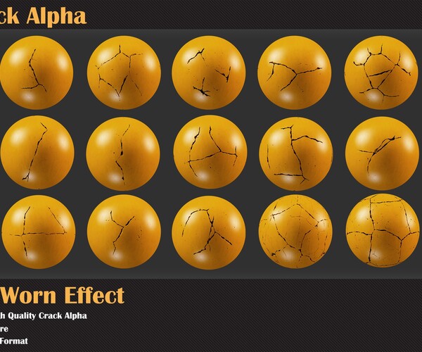 ArtStation - 70 Crack Alpha - VOL 01 | Brushes