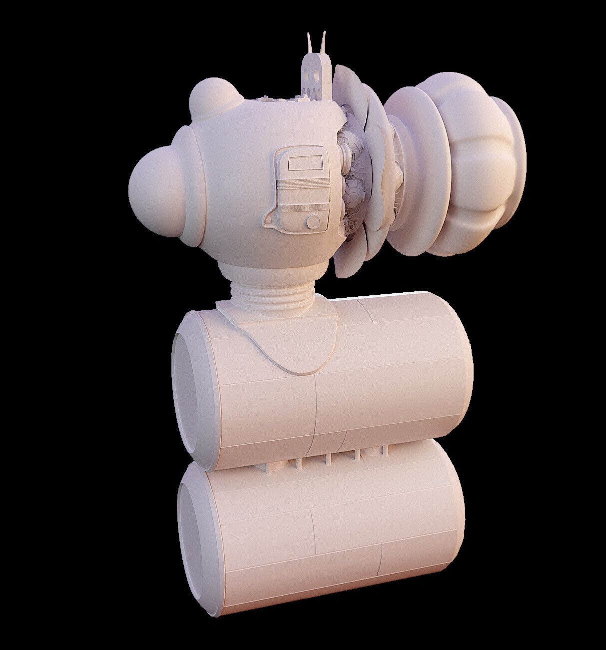 ArtStation - Spaceship model-3 | FBX, Blend file | Resources