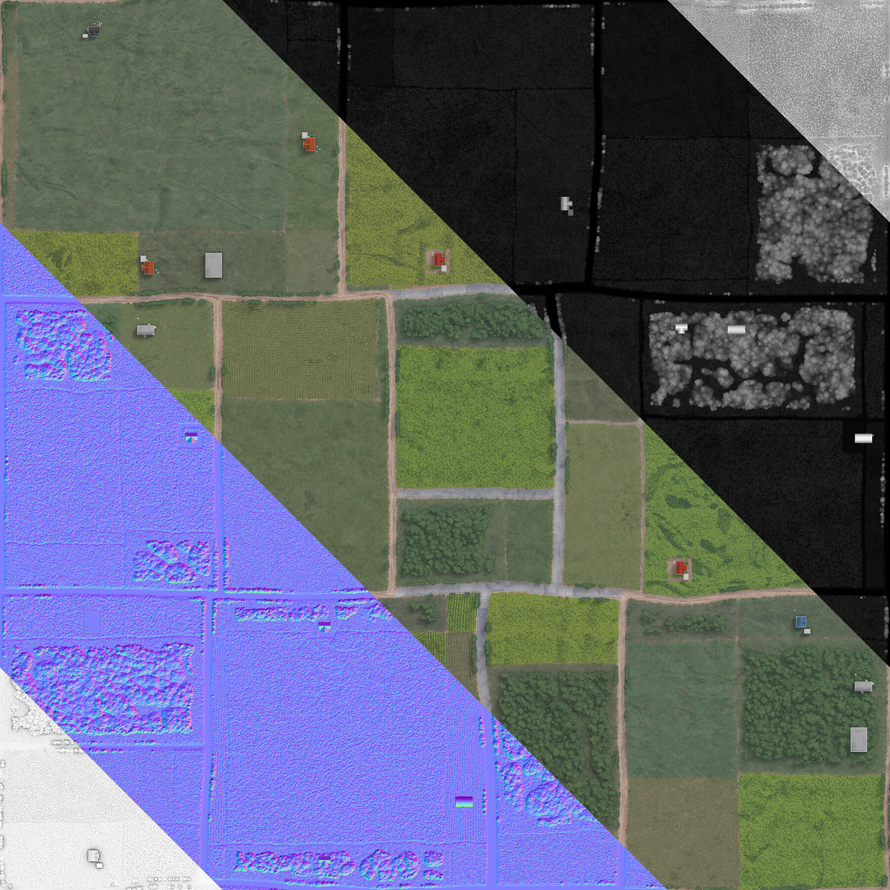 ArtStation - Procedural Farmlands | Game Assets