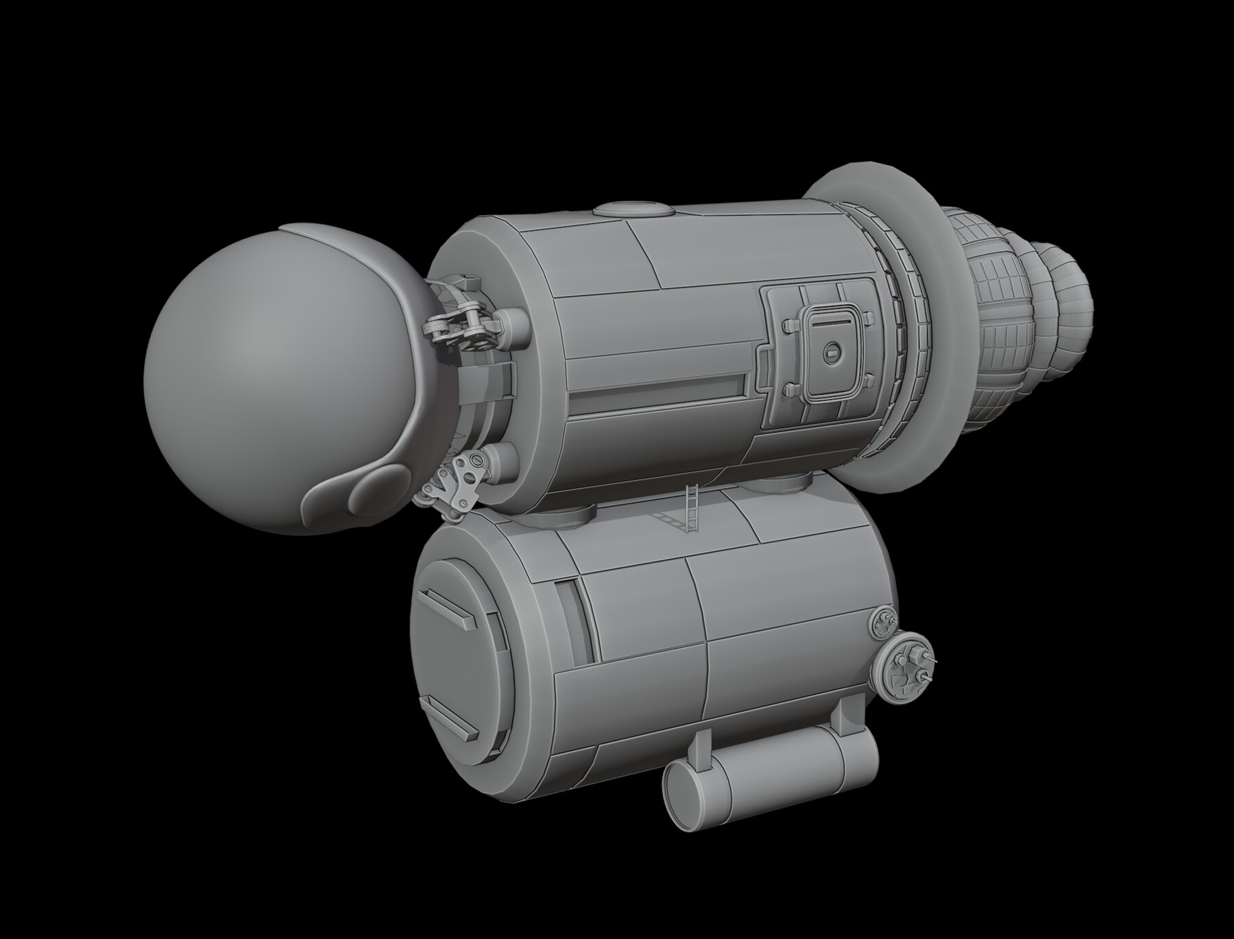 ArtStation - 5 Unique Spaceship Models Collection | FBX, OBJ & Blend ...