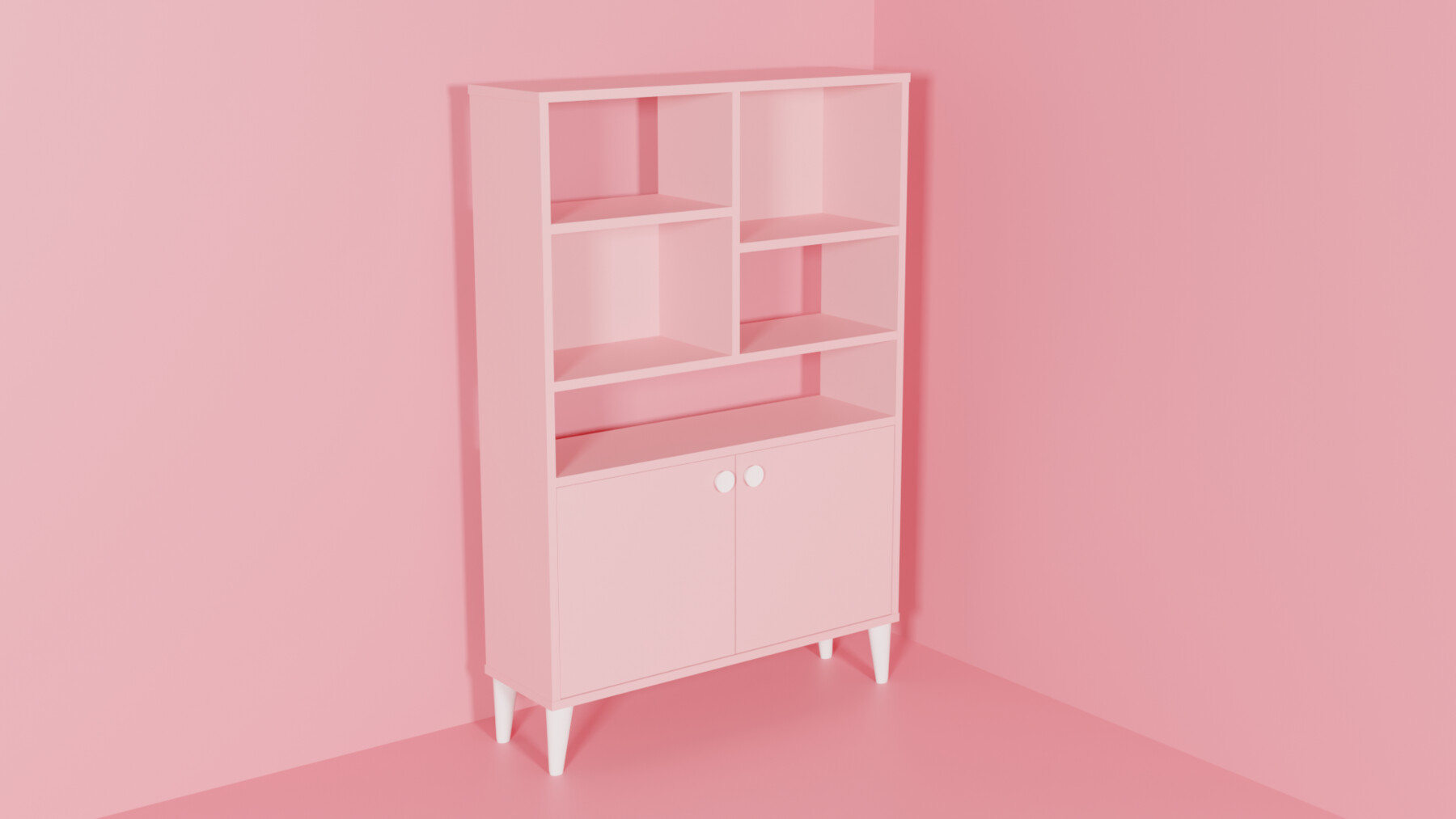ArtStation - Bookshelf (Game assest) (FBX) | Resources