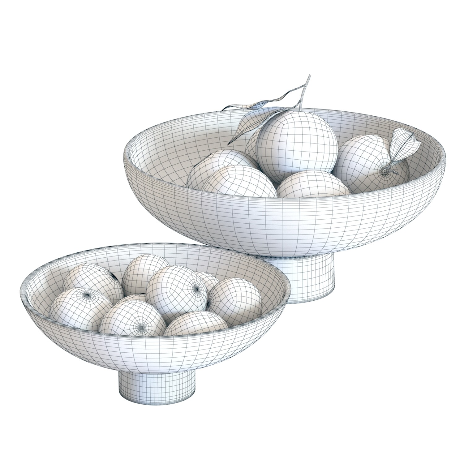 ArtStation - 3D Model / Food Set 04 / Bowls with Oranges and ...