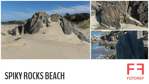 ArtStation - 203 photos of Spiky Rocks Beach | Resources
