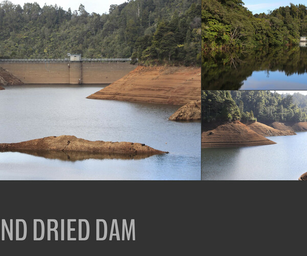 ArtStation - 438 photos of Full and Dried Dam | Resources
