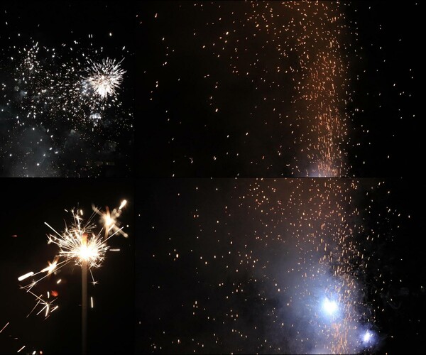 ArtStation - 514 photos of Sparks and Fireworks | Resources